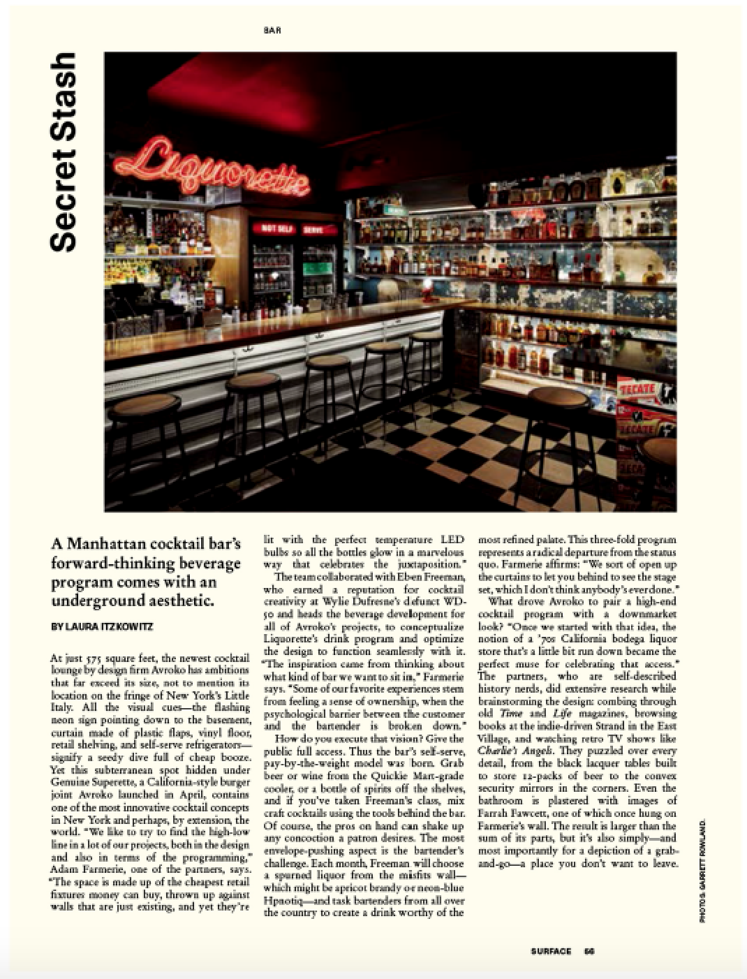 AvroKO Hospitality Groups Awards & Press | AvroKO Hospitality Group